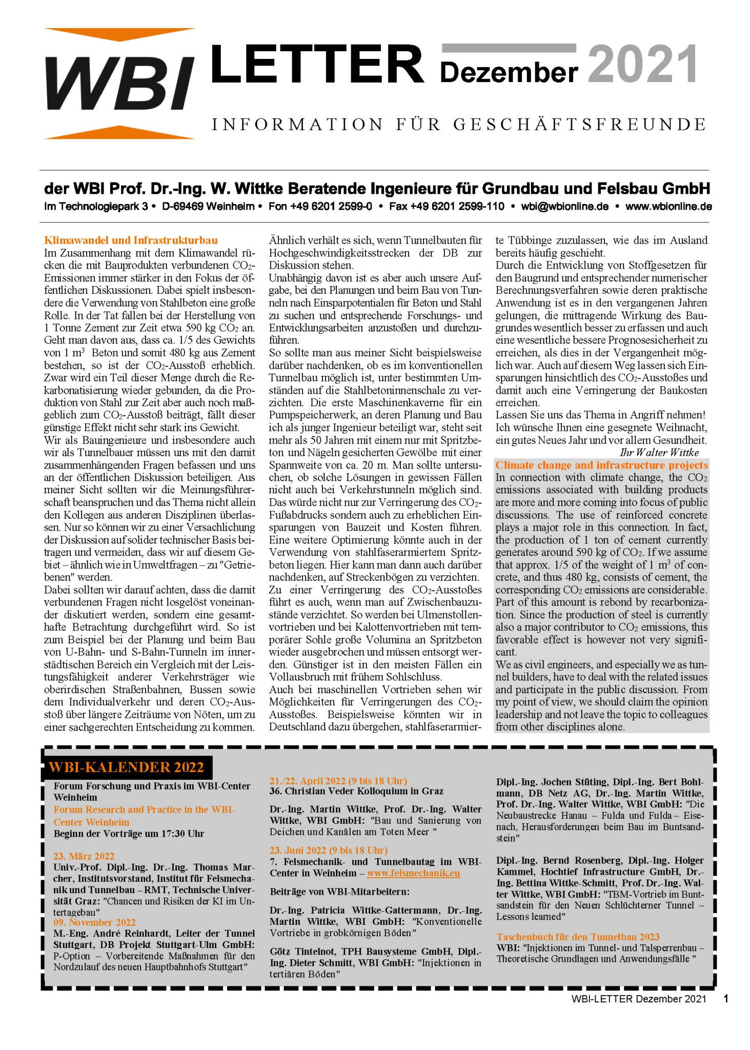 WBI-Letter – WBI GmbH